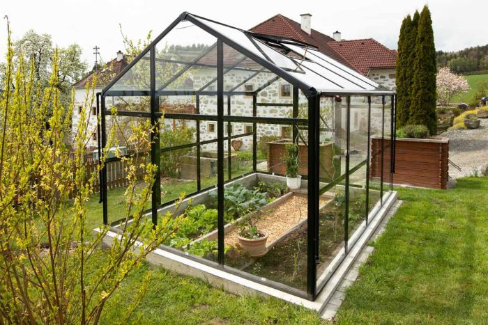 Gewächshaus Rosmarin - Erweiterungsset Kunststoffglas, Länge: 1650 mm ...