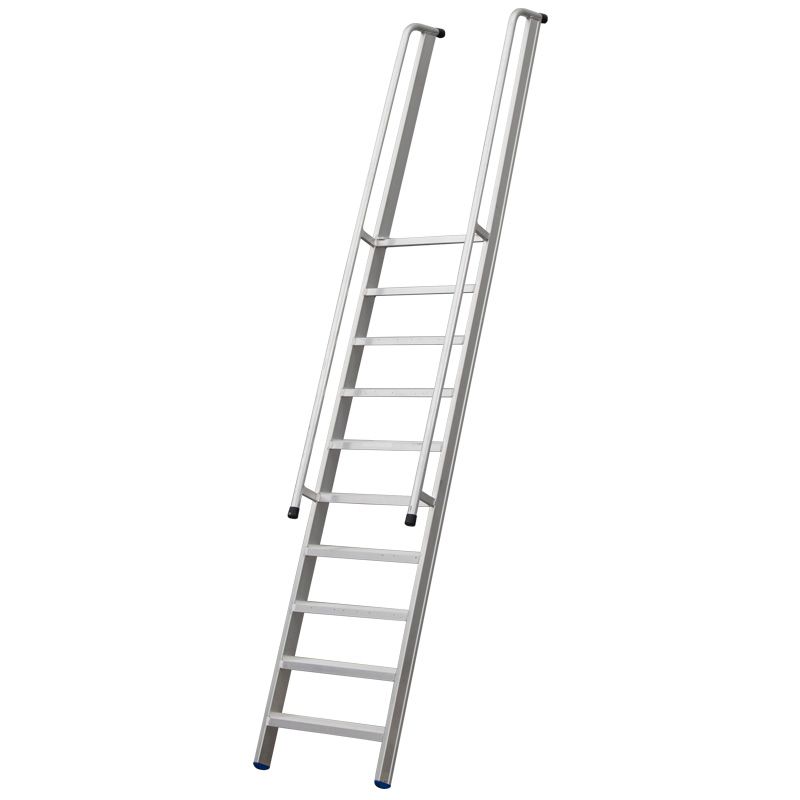 Profi Stufenleiter Mod. 222 mit 2 Handläufen - Stufenanzahl: 10, Länge ...