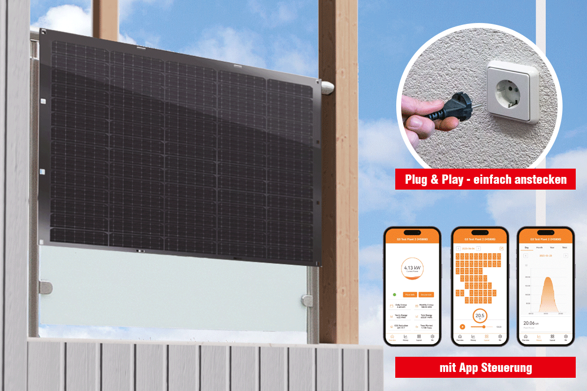 Balkonkraftwerk Air - 800 Wp